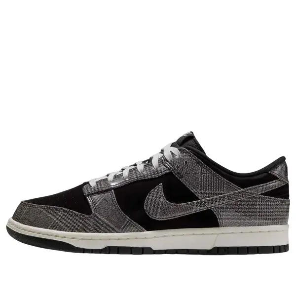 Nike Dunk Low ‘tweed Patent Leather - Black/sail/multi