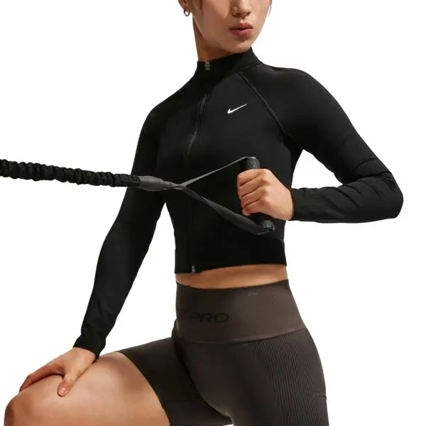 Nike Pro Dri-fit Full-zip Tight Training Top