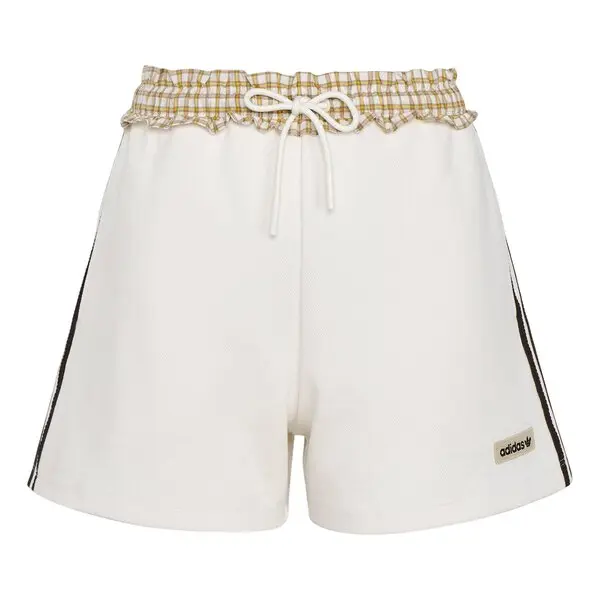 Adidas Plaid Short - Cloud White