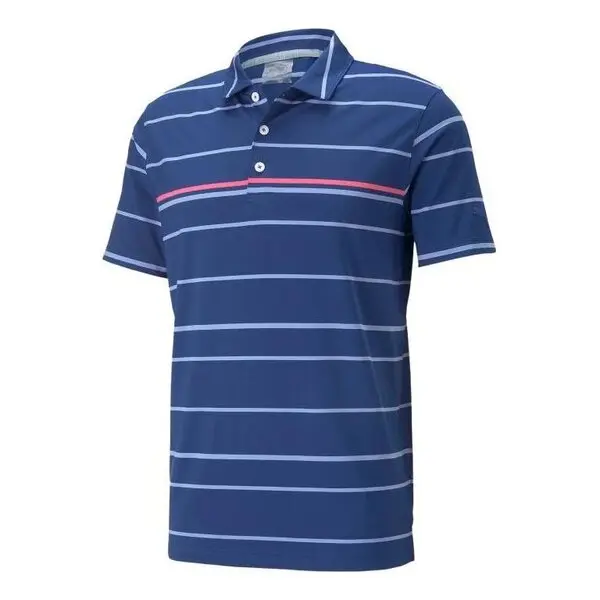 PUMA Mattr Striper Golf Polo Shirt