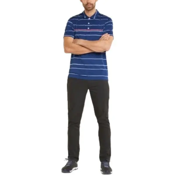 PUMA Mattr Striper Golf Polo Shirt