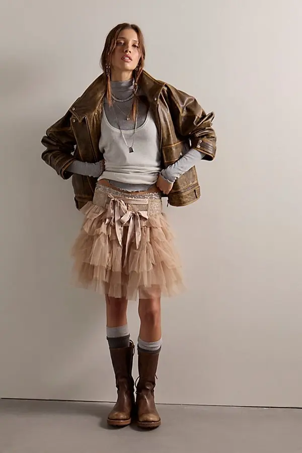 Free People True Love Tutu Slip Skirt