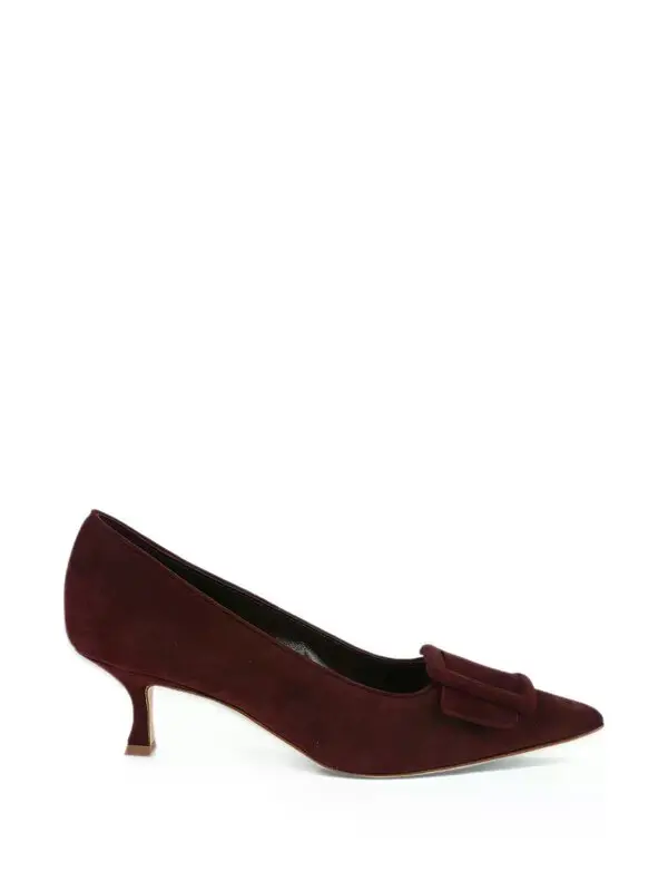 Manolo Blahnik Maysale Buckle-detail Pumps - Red