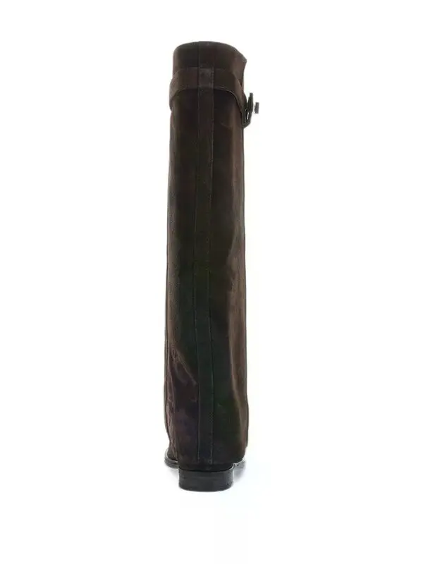 VIA ROMA 15 Foldover Buckle-strap Boots