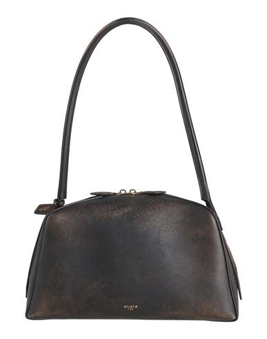 Alaïa Shoulder Bag Dark Leather - Brown