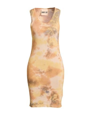 ANIYE BY Midi Dress Mustard Size Lyocell