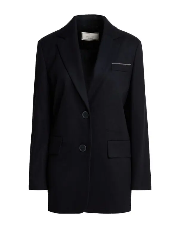 Peserico Blazer Size Virgin Wool, Polyamide