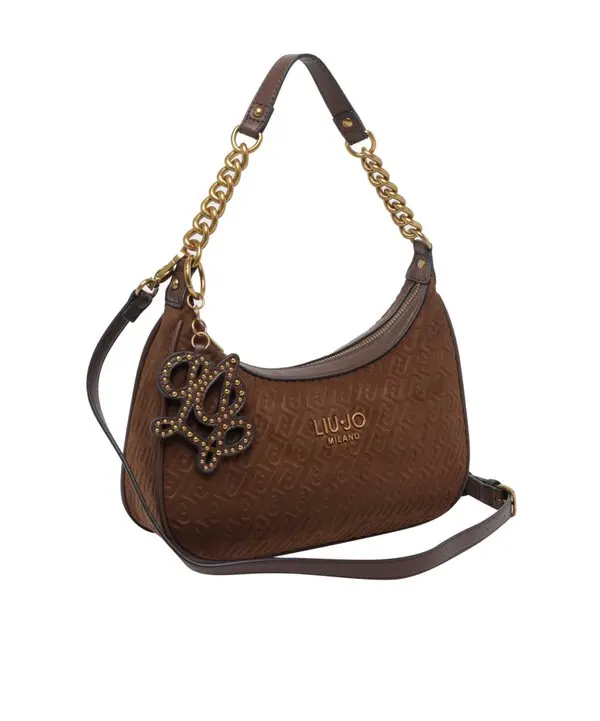 Liu Jo Monogram Charm Shoulder Bag