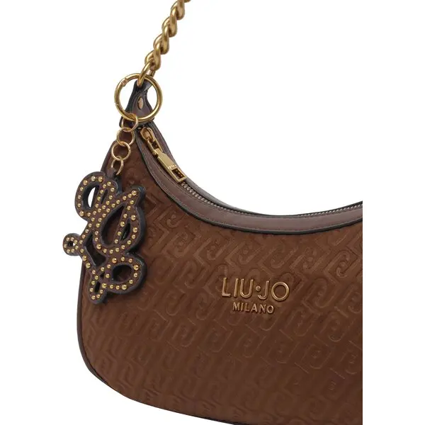 Liu Jo Monogram Charm Shoulder Bag
