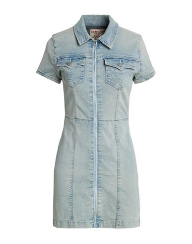 True Religion Mini Dress Size Cotton, Polyester, Lyocell, Elastane