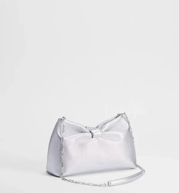 Dior Dioror Small Bow Bag - Silver