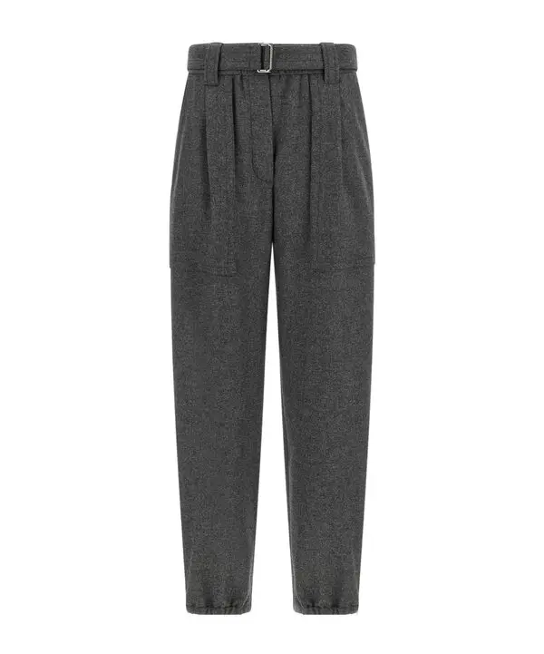 Brunello Cucinelli Loose Cargo' Pants - Grey