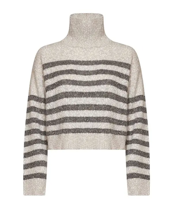 Brunello Cucinelli Long-sleeved Knit Top