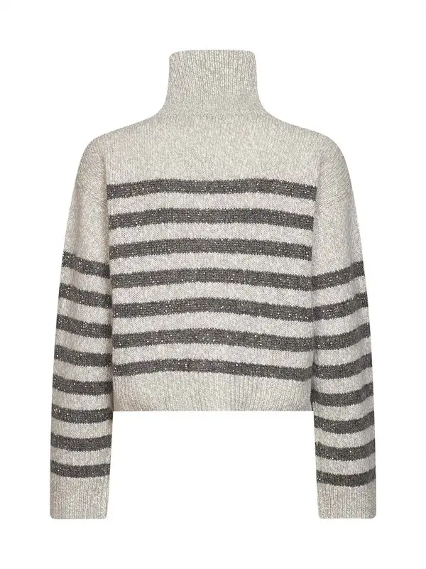 Brunello Cucinelli Long-sleeved Knit Top