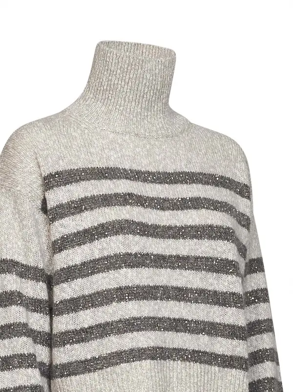 Brunello Cucinelli Long-sleeved Knit Top