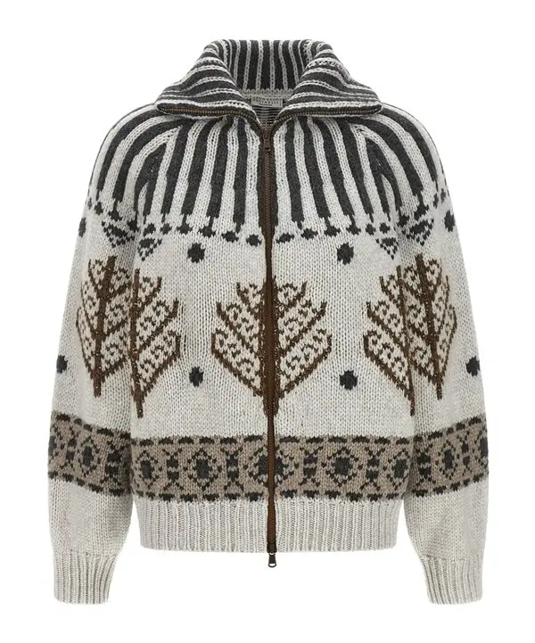 Brunello Cucinelli Multicolor 'nordic Heritage' Cardigan