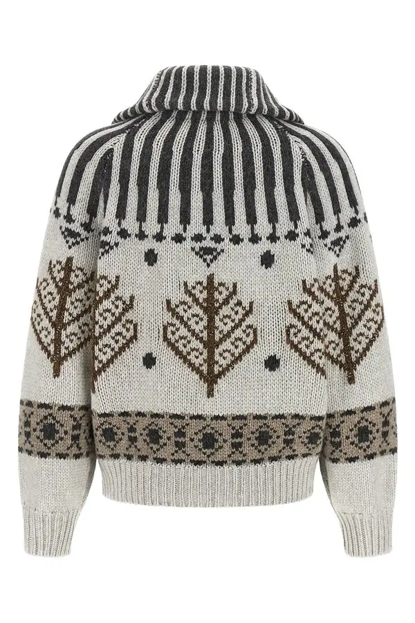 Brunello Cucinelli Multicolor 'nordic Heritage' Cardigan