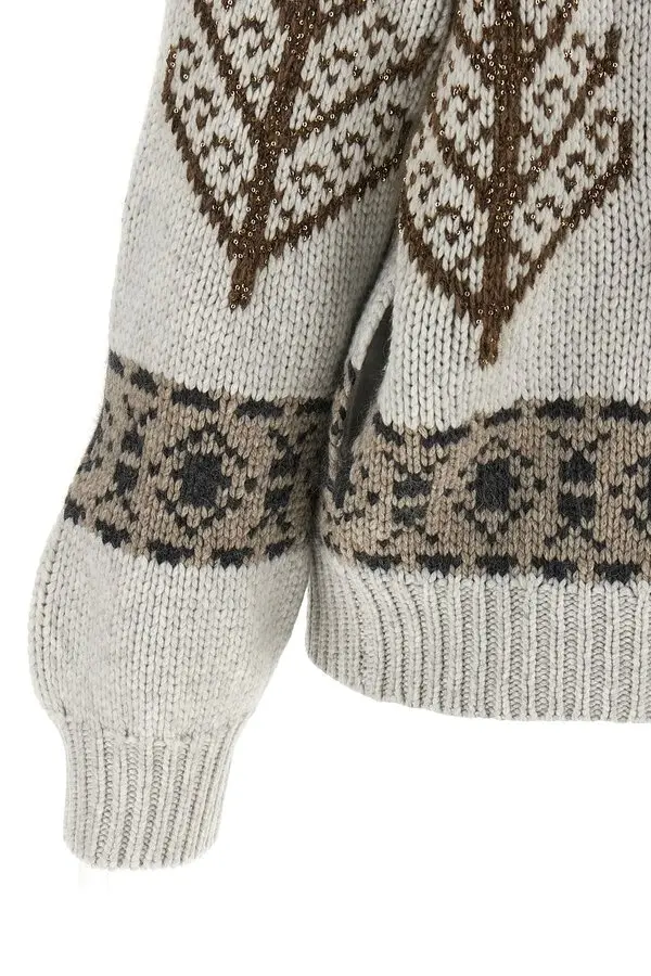 Brunello Cucinelli Multicolor 'nordic Heritage' Cardigan