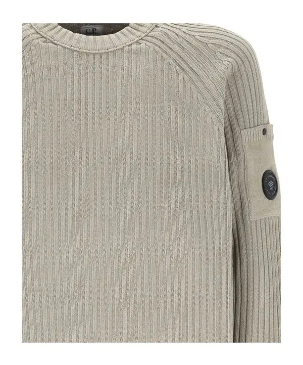 C.P. COMPANY Crew-neck Long-sleeve Knit Top