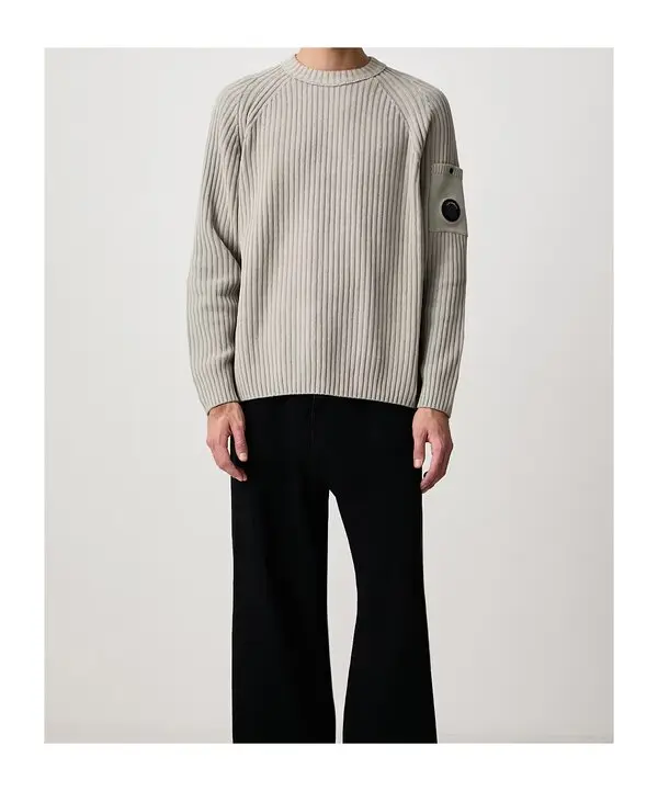 C.P. COMPANY Crew-neck Long-sleeve Knit Top