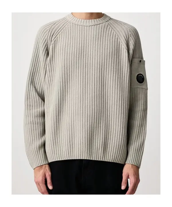 C.P. COMPANY Crew-neck Long-sleeve Knit Top