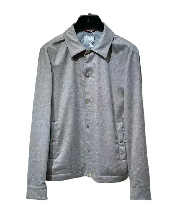 Brunello Cucinelli Collared, Single-breasted Jacket