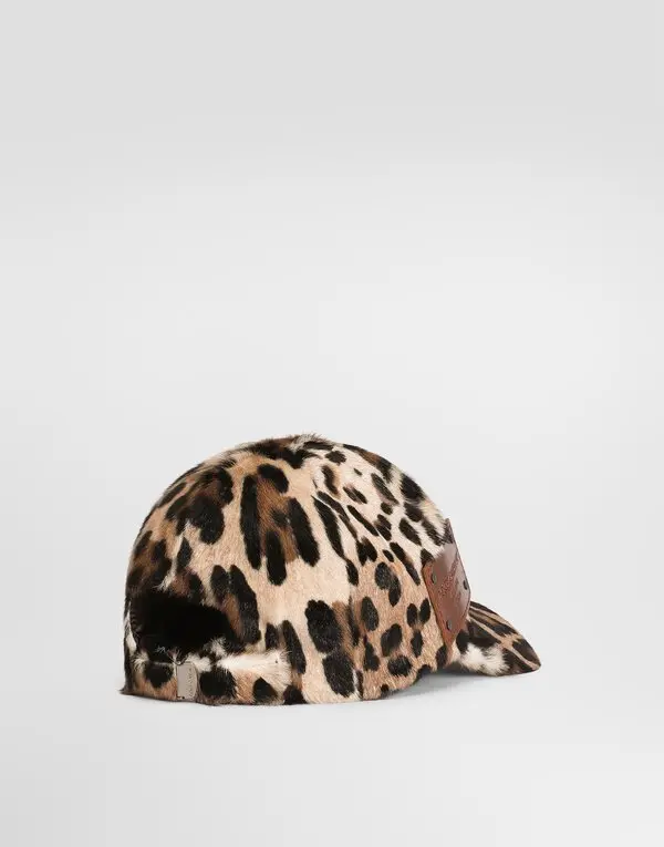 Dolce & Gabbana Leopard-pattern Baseball Cap