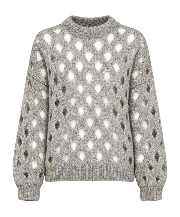 Brunello Cucinelli Long-sleeved Knit Top