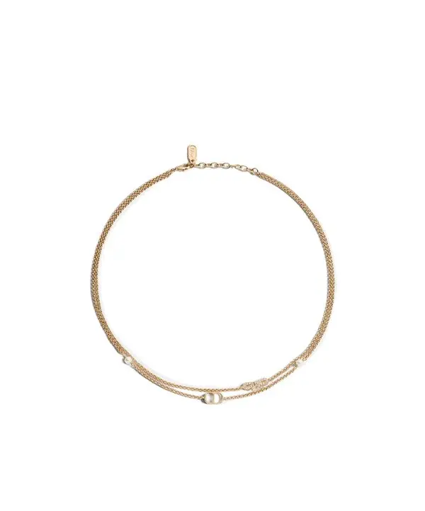 Dior Cd Mini Bow Necklace