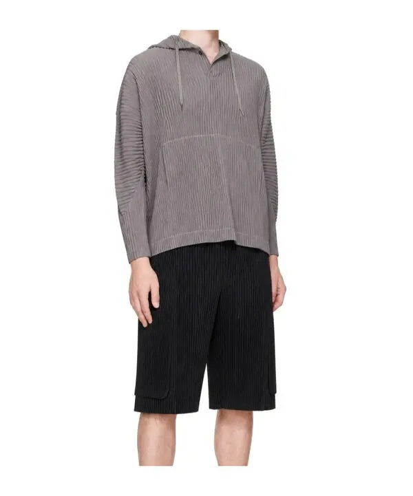 Issey Miyake Long-sleeve Hooded Sweatshirt