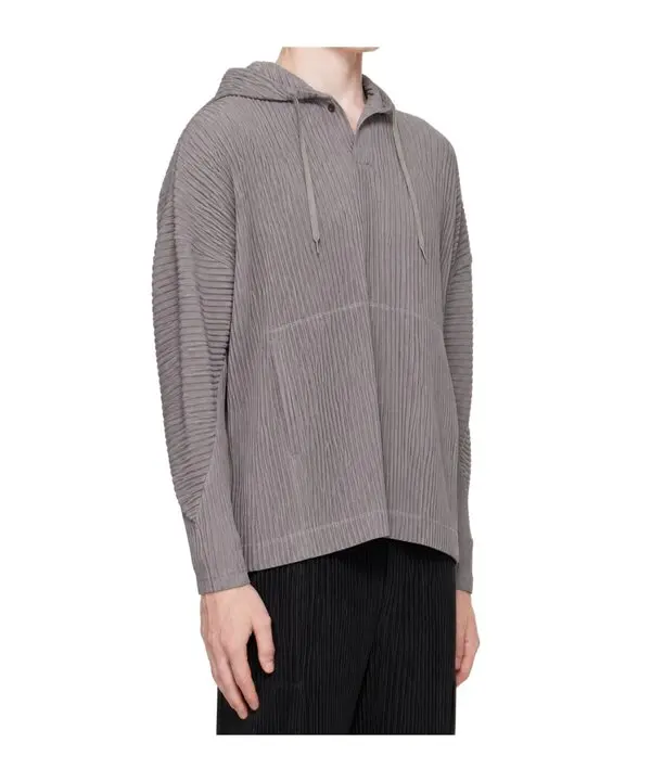 Issey Miyake Long-sleeve Hooded Sweatshirt