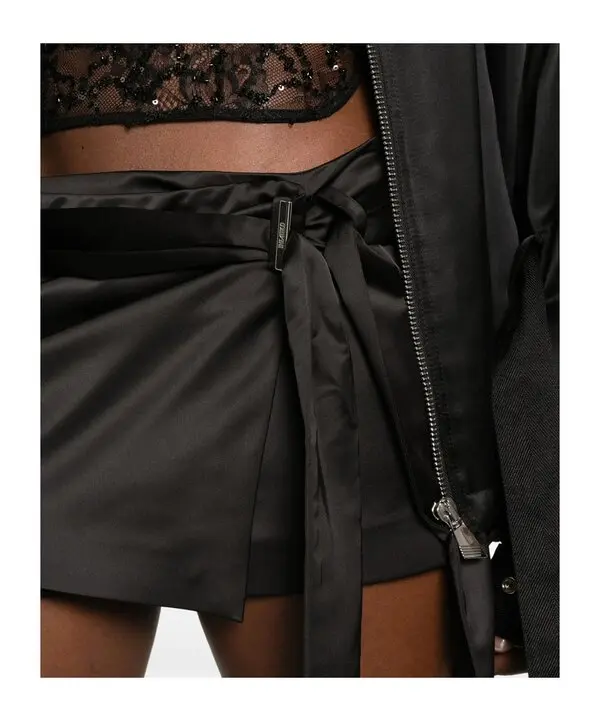 Attico Tie-waist Skirt
