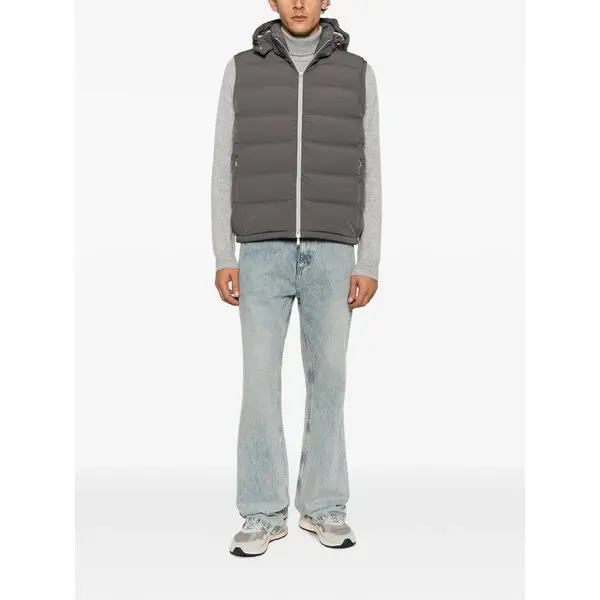 Brunello Cucinelli Quilted Hooded Gilet
