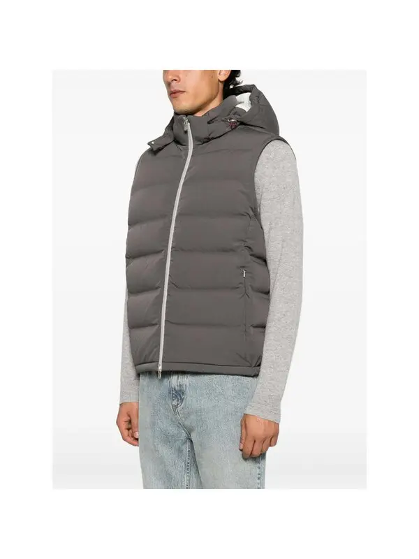 Brunello Cucinelli Quilted Hooded Gilet