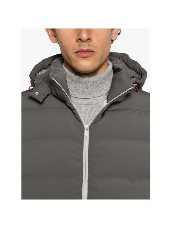 Brunello Cucinelli Quilted Hooded Gilet