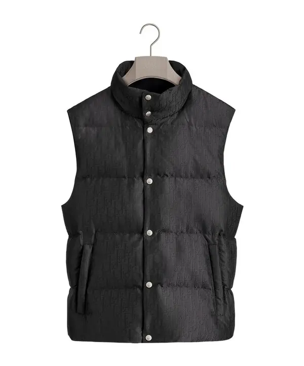 Dior Oblique Down Vest - Black