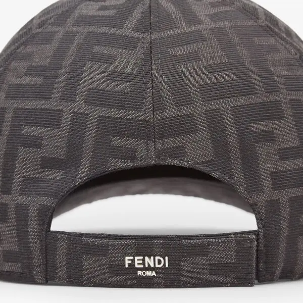 Fendi Ff Jacquard Curved-peak Baseball Cap