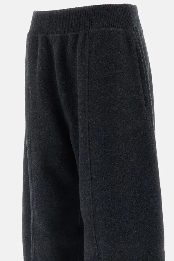 Max Mara Pantaloni Jogger In Jersey Di Lana E Cashmere