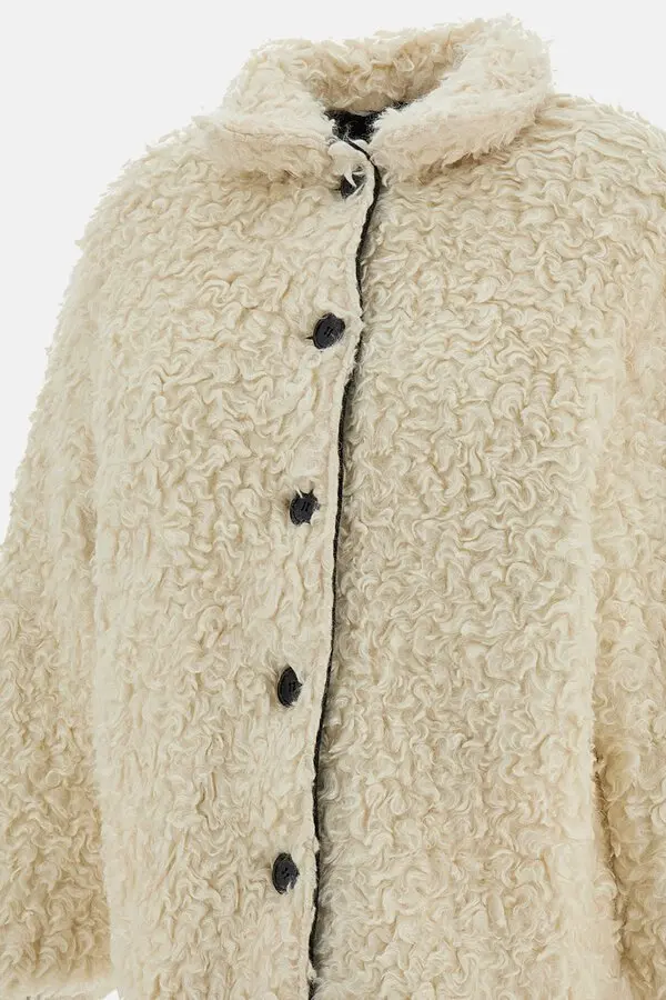 META CAMPANIA COLLECTIVE Overshirt Reversibile Julius In Cashmere E Shearling