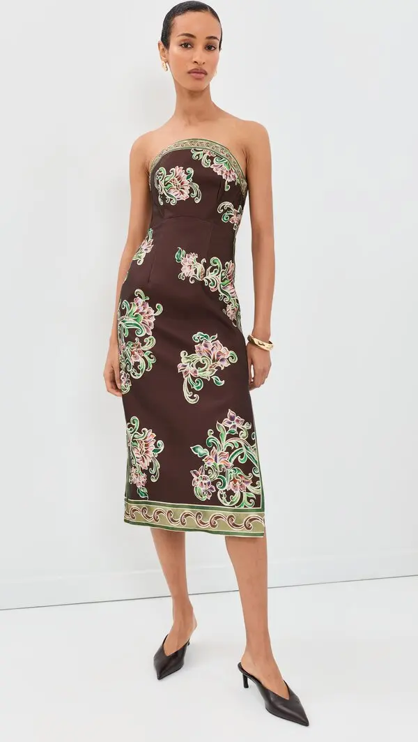 ALEMAIS Josie Bodice Midi Dress