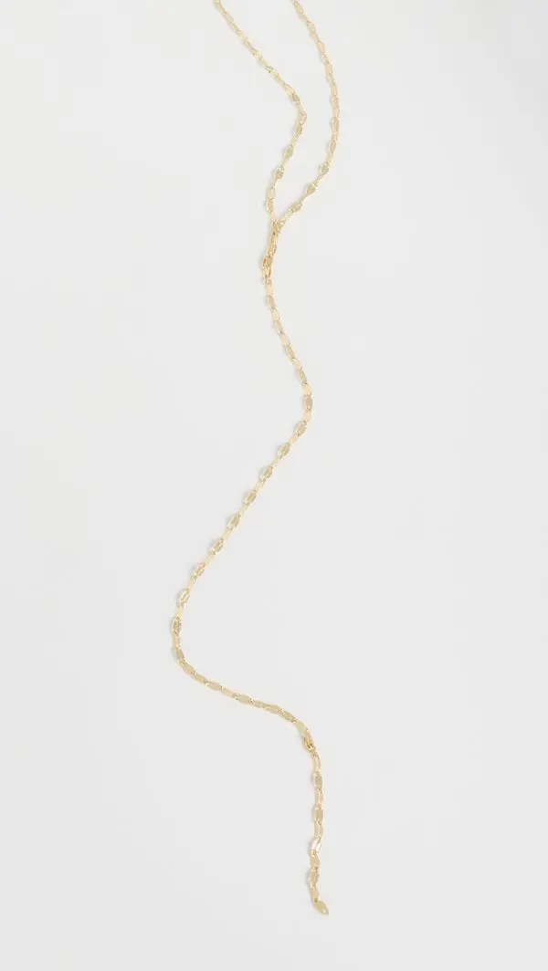 Shashi Italian Diamond Cut Lariat Necklace
