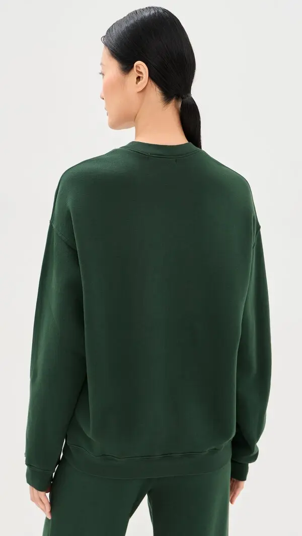 Eterne Oversized V Neck Sweatshirt