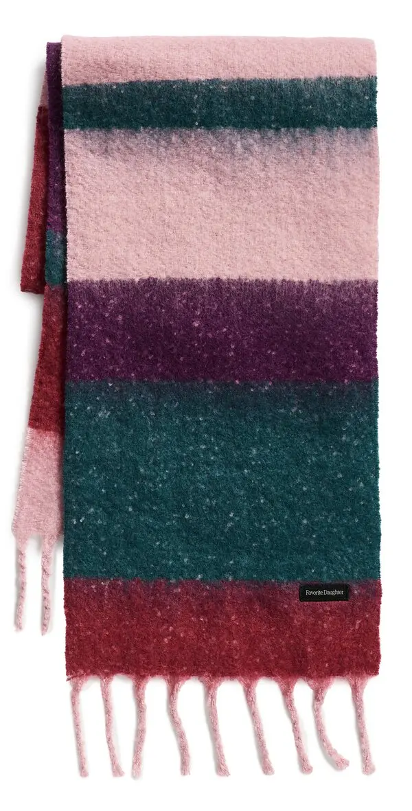 FAVORITE DAUGHTER The Mixed Signals Fringe Scarf - Multi
