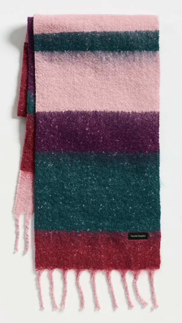 FAVORITE DAUGHTER The Mixed Signals Fringe Scarf