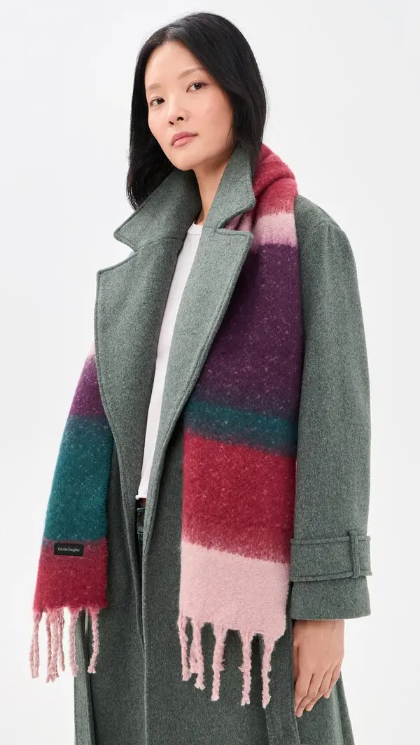 FAVORITE DAUGHTER The Mixed Signals Fringe Scarf