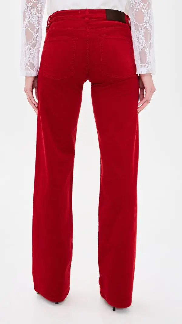 FRAME X Amelia Gray The Corduroy Gray Pants