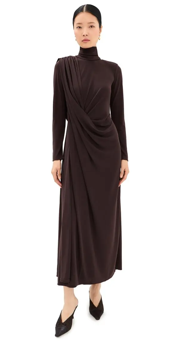 Johanna Ortiz Bloom Secret Dress - Chocolate