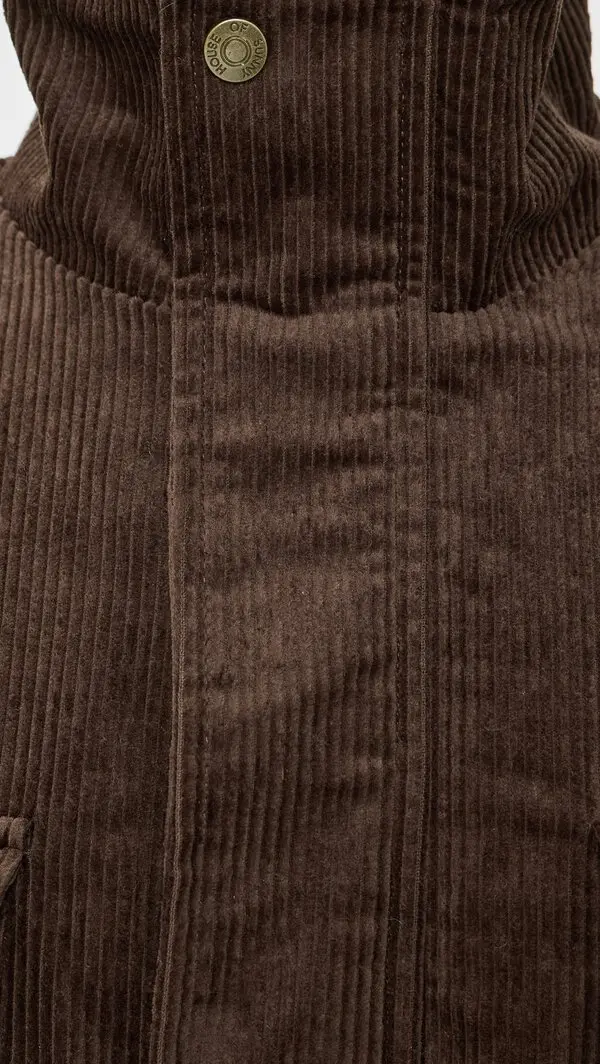 HOUSE OF SUNNY Corduroy Funnel Neck Jacket