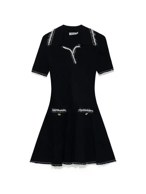 Simkhai Linnea Compact Ribbed-knit Mini Dress