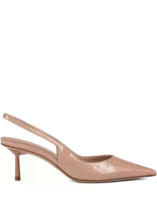 LE SILLA 60mm Bella Slingback Pointed-toe Pumps - Neutrals